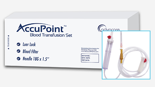 Blood Transfusion Sets | AccuPoint Injection Instruments | AccuPoint ...